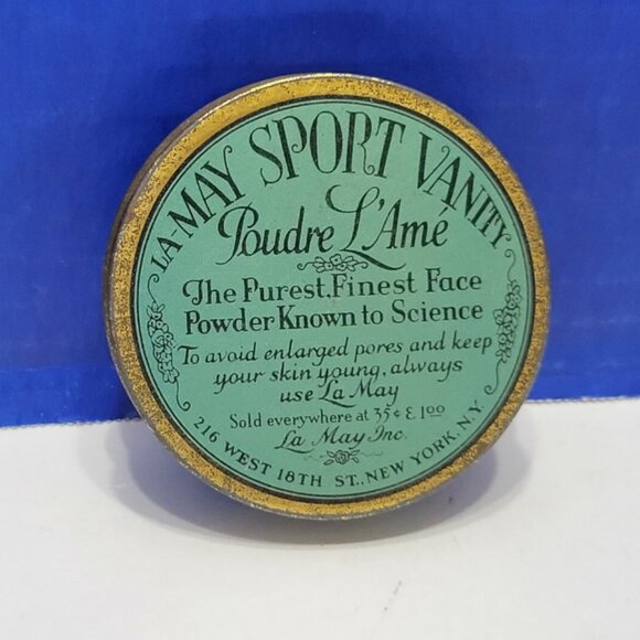 Makeup | Art Deco La May Sport Vanity Poudre Miniature Powder Tin ...